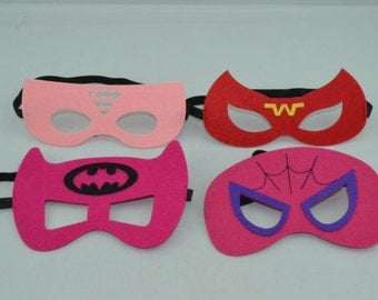 Superheroine mask | Etsy