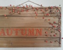 Unique seasonal sign related items | Etsy