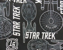 Unique star trek fabric related items | Etsy