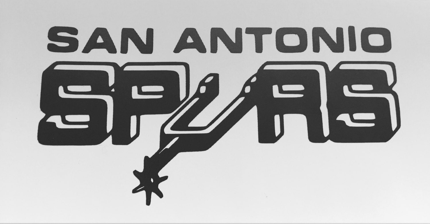Spurs Vinyl Decal by AlamoCityCC on Etsy
