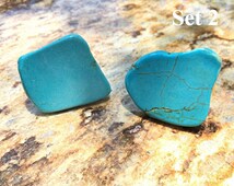 Unique blue stone knobs related items | Etsy