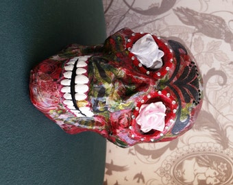 Sugar skull ribbon | Etsy