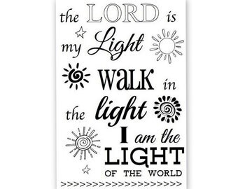 The lord is my light | Etsy
