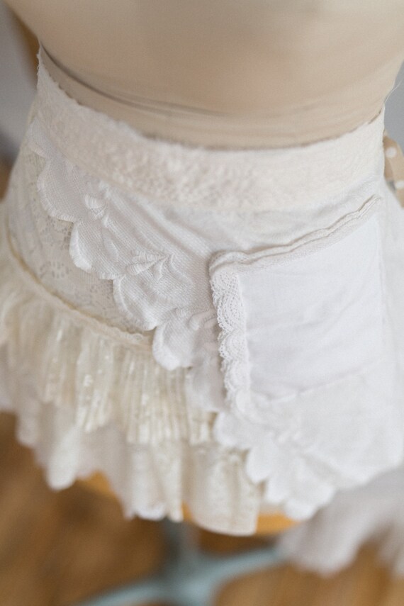 Items similar to One Of A Kind Handmade Gypsy Boho Apron Size Medium 8 ...