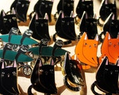 Cat pin | Etsy