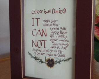 Cancer survivor poem | Etsy