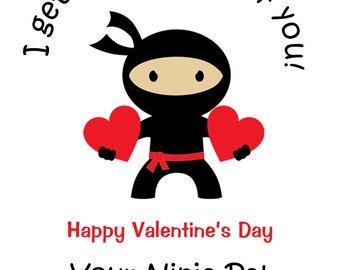 Ninja valentine | Etsy