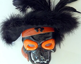 Unique pirate mask related items | Etsy