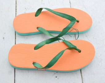 Vintage flip flops | Etsy