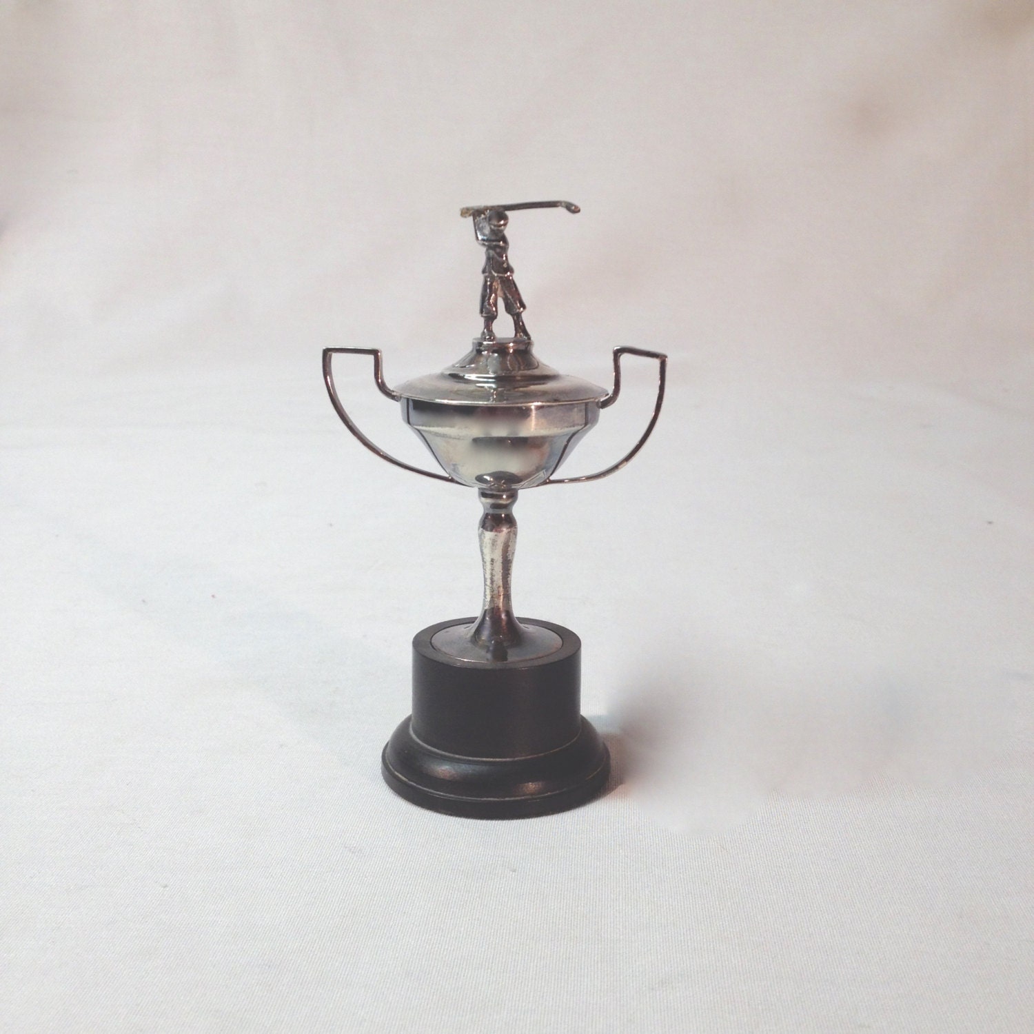 Antique Sterling Silver Golf Trophy 1929