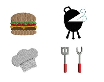 Grill embroidery | Etsy