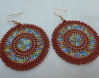 Circular brick stitch | Etsy