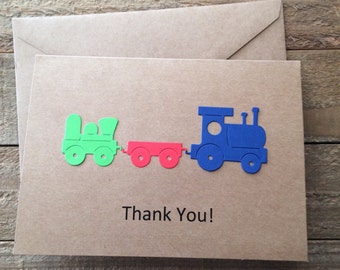 Unique train thank you note related items | Etsy