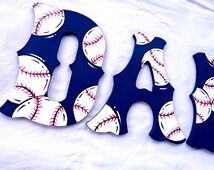 Popular items for baseball letters on Etsy
