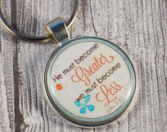 Scripture key chain | Etsy