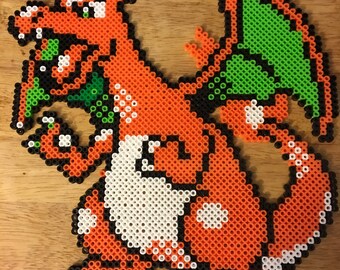 Charizard perler | Etsy