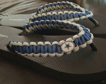 Football flip flops | Etsy