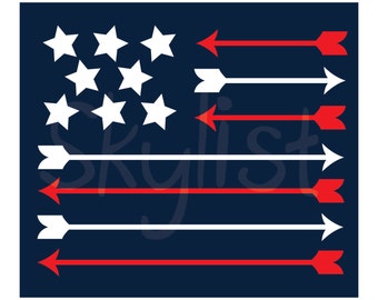 Arrow flag svg | Etsy