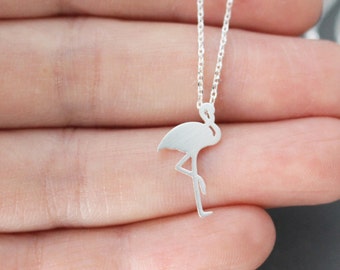 Flamingo necklace | Etsy