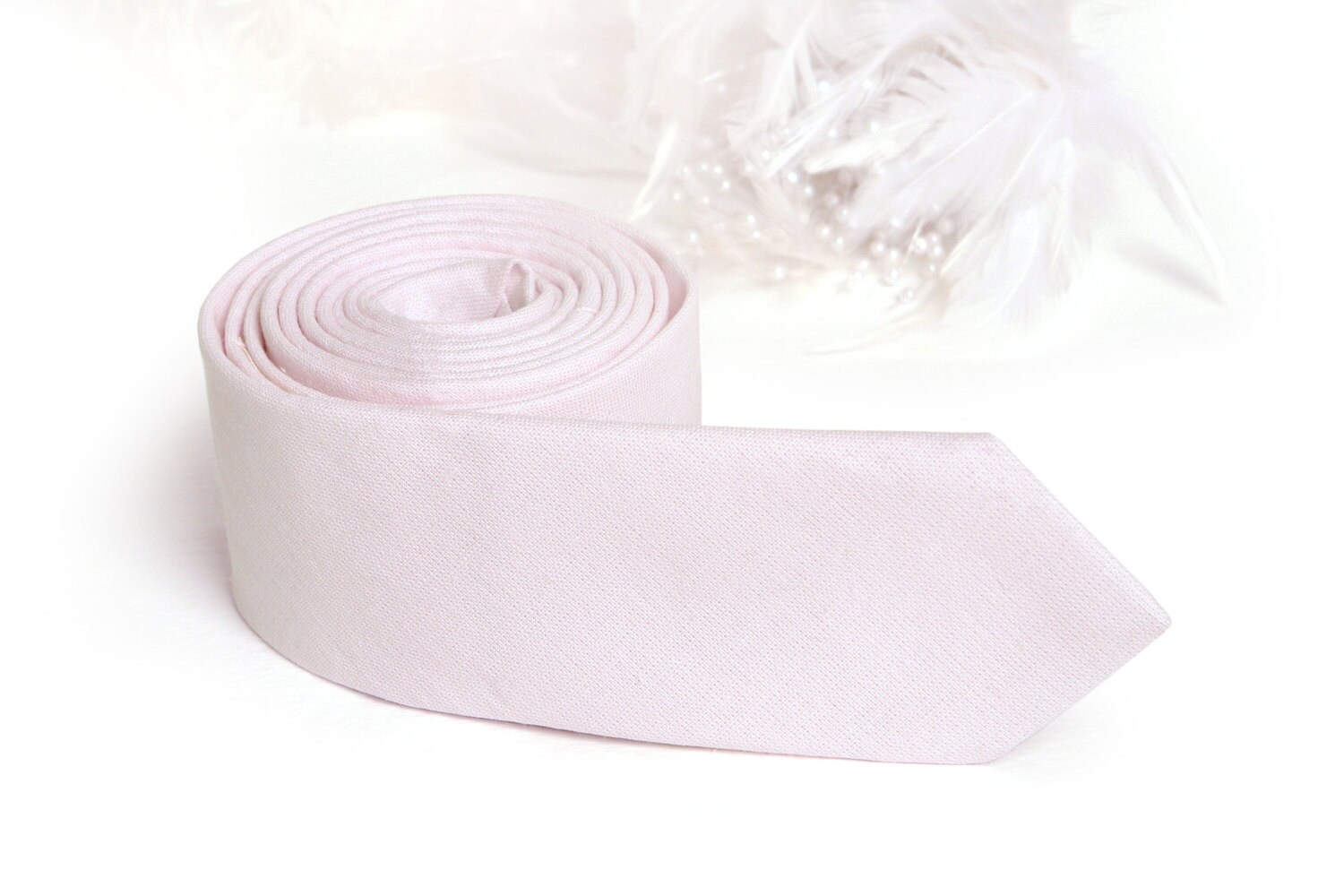 Blush Pink Tie Men's skinny tie Wedding Ties Necktie for