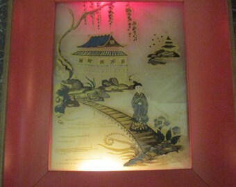 Asian shadow box | Etsy