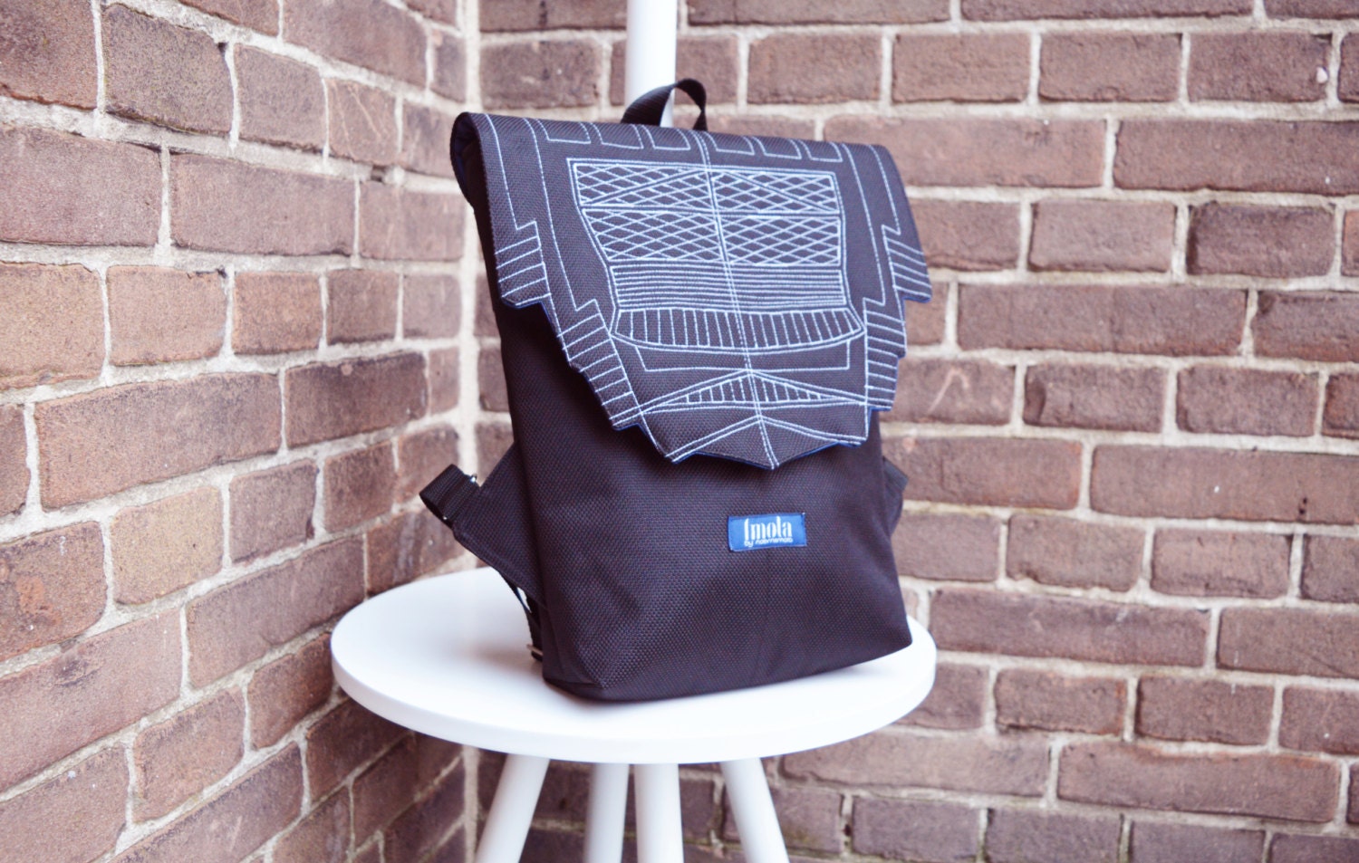 Backpack black hipster backpack rucksack cycling bag everyday