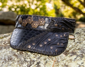 Leather visor | Etsy