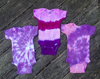 Unique tie dye baby clothes related items | Etsy