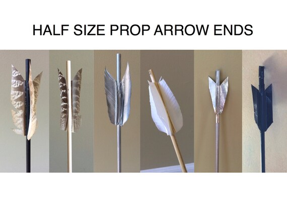 Half Size Prop Archery Arrow Short Costume Arrow by SnappyPea