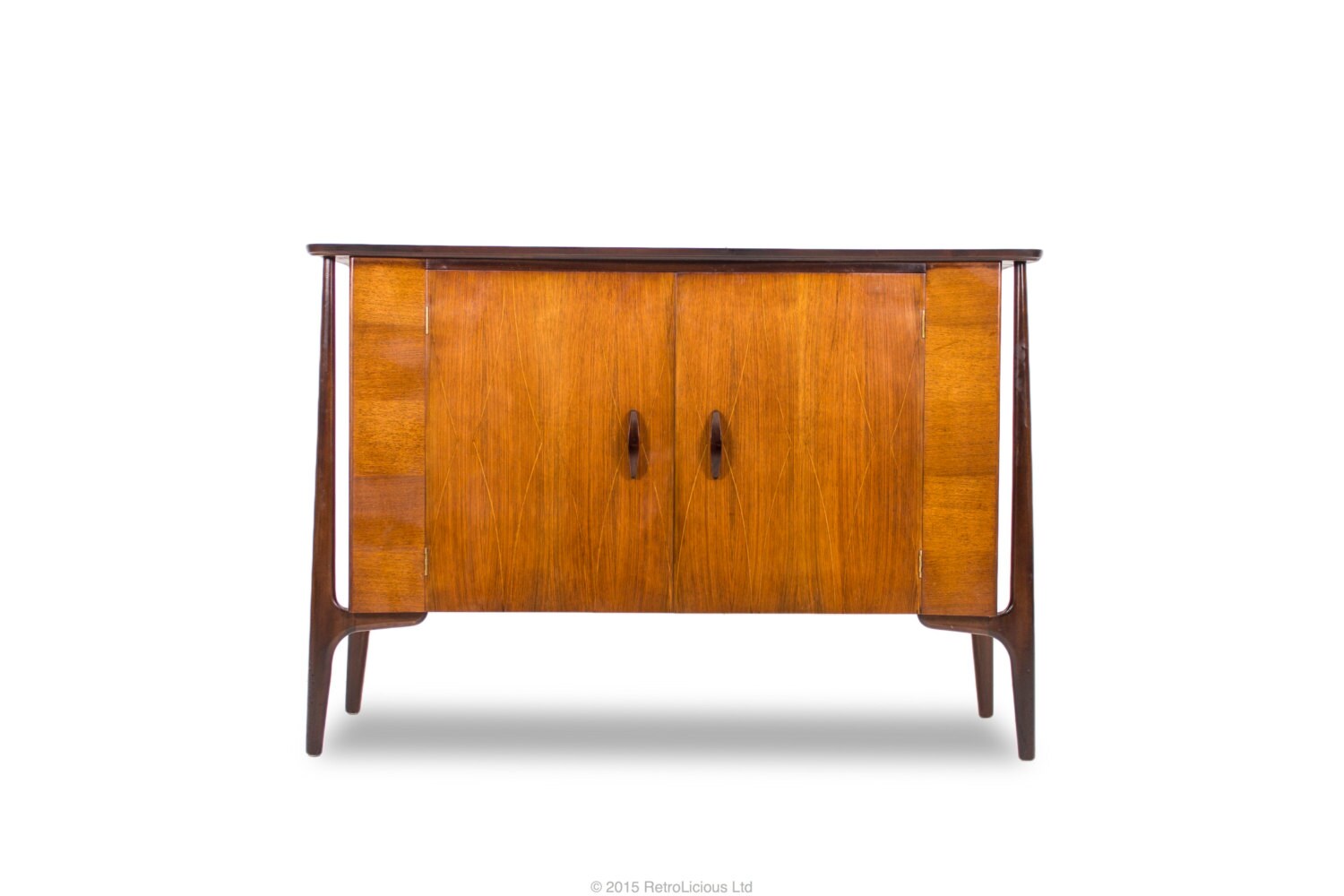 Everest Retro Pylon Compact Sideboard Drinks Cabinet G Plan Eames Era ...