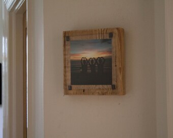 Reclaimed wood frame | Etsy