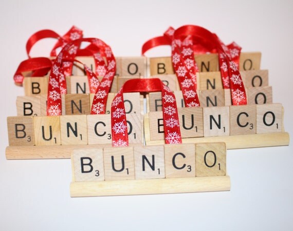 Bunco Gift Set 12 Ornaments Bunco Gift Bunco Night