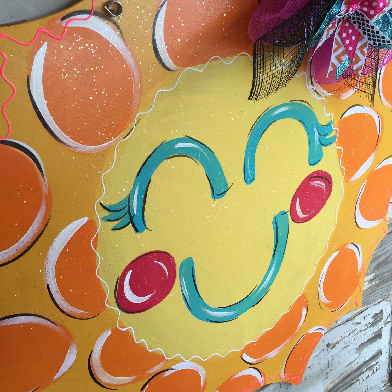 Sunshine Door Hanger Summer Door Decor Spring Door Hanger