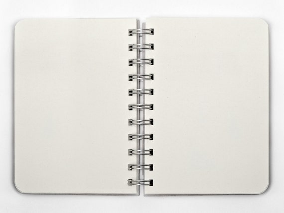 Notebook Handmade A6 Mini Pocket Journal Screenprinting BIRD