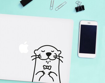 Otter decal | Etsy