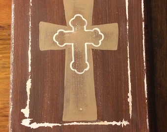 Items similar to The Old Rugged Cross background is placed in a shadow ...