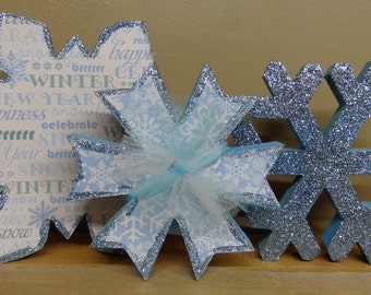 Snowflake decor | Etsy