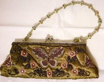 Embroidered purse | Etsy