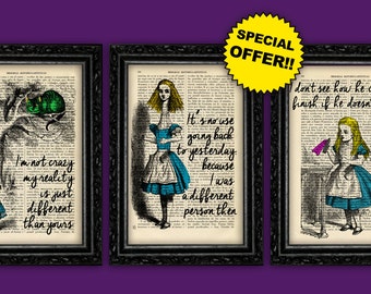 Vintage Alice with Chess Queen Art Print by ThePurpleHamster