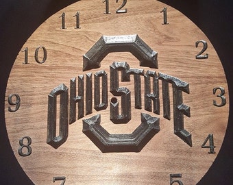 St. Louis Cardinals Wooden engraved clock by ColumbusWoodProducts