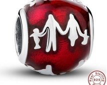 Unique pandora family charm related items | Etsy