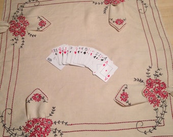 Card game tablecloth | Etsy