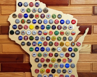 Beer cap art | Etsy