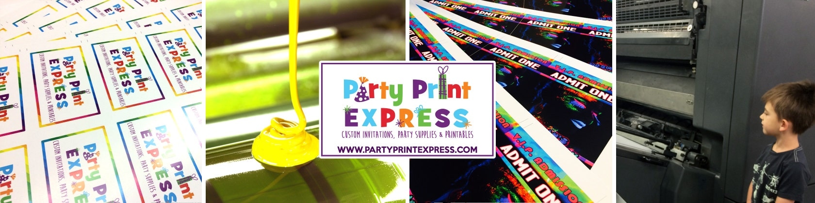 Custom Invitations Party Supplies & by PartyPrintExpress on Etsy