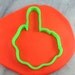 Middle Finger Cookie Cutter Outline CHOOSE by TheCookieCutterLady