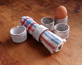 Pottery napkin rings | Etsy