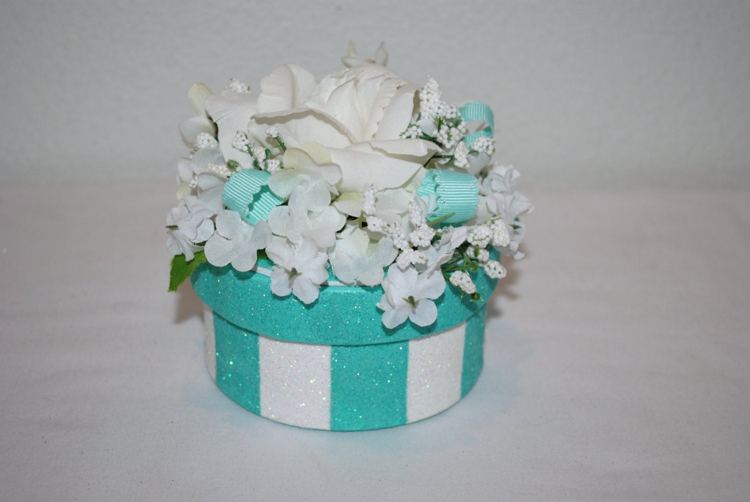 Floral Gift Box Decorated Box with Flowers Unique Gift Box