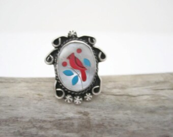 Cardinals ring | Etsy