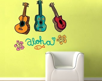 Ukulele stickers | Etsy