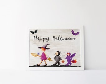 Halloween candy sign | Etsy